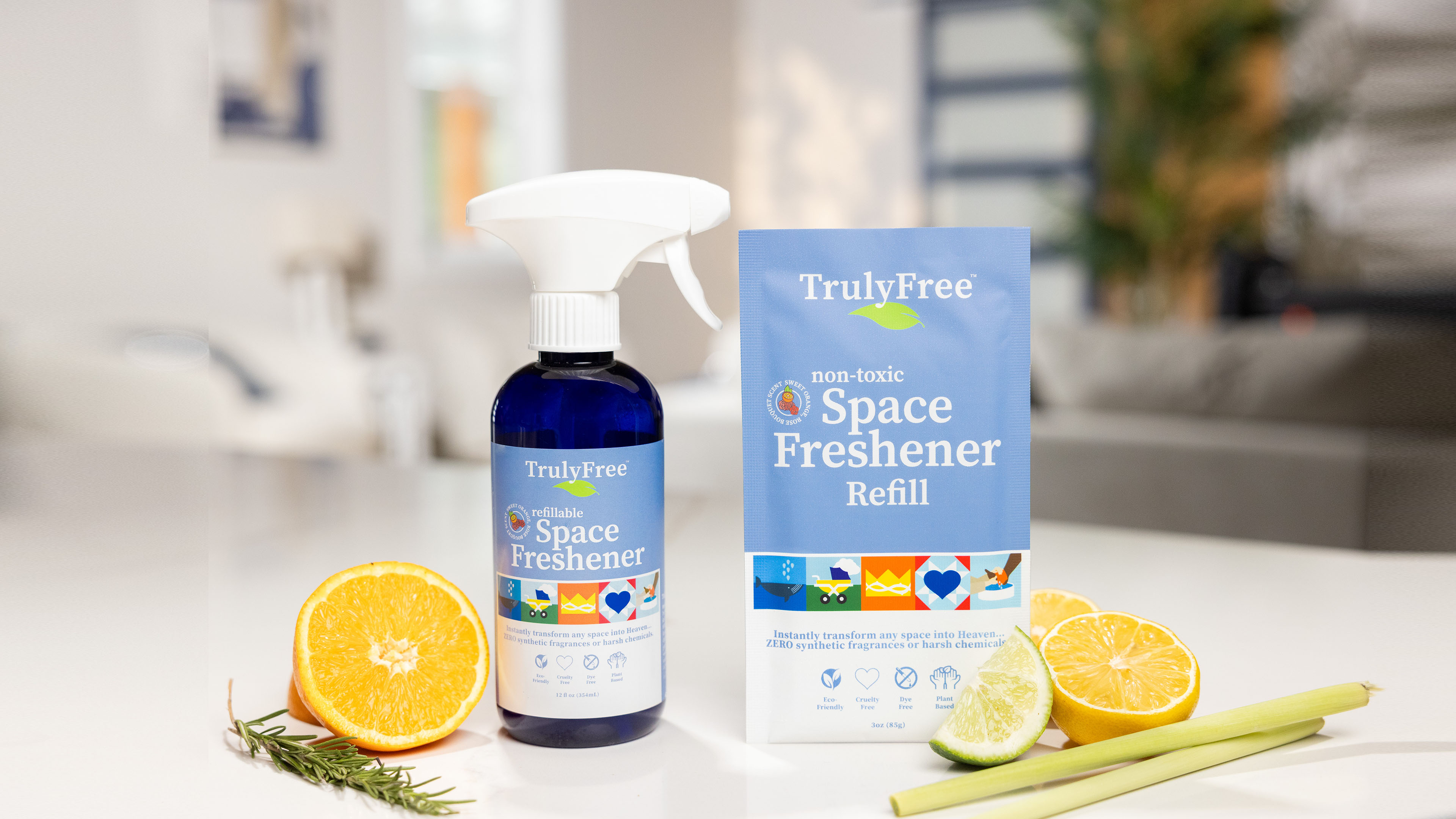How To Use Truly Free Home's Space Freshener – Truly Free